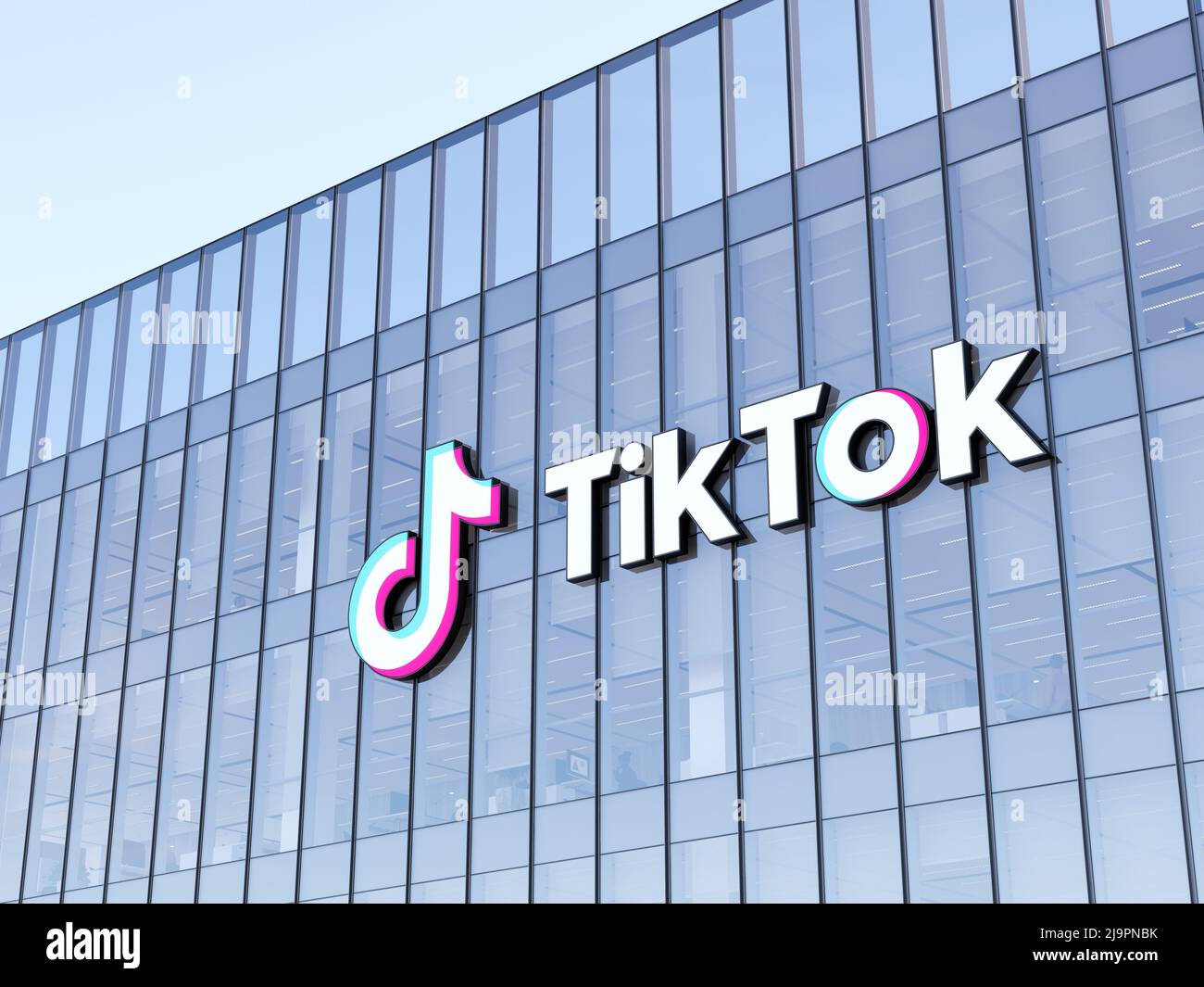 Culver City, CA, USA. May 2, 2022. Editorial Use Only, 3D CGI. TikTok ...