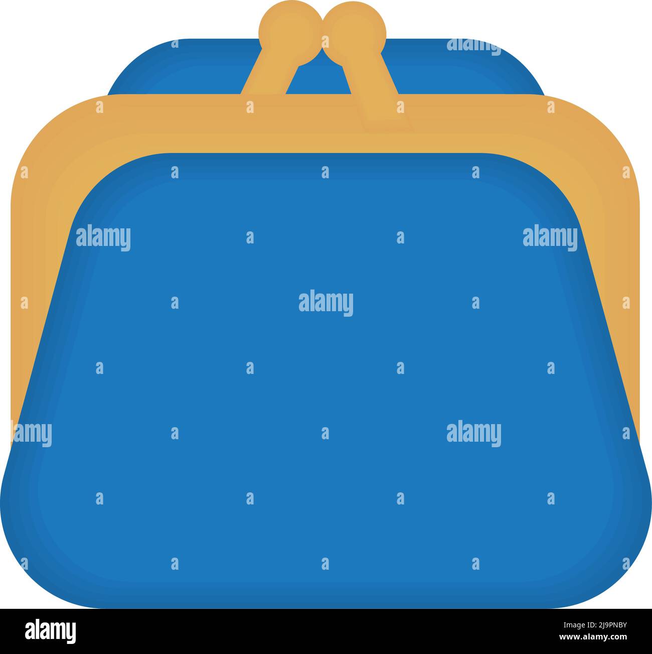 blue purse cartoon Stock Vector Image & Art - Alamy