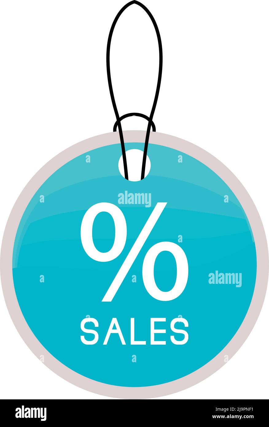 round price tag Stock Vector Image & Art - Alamy