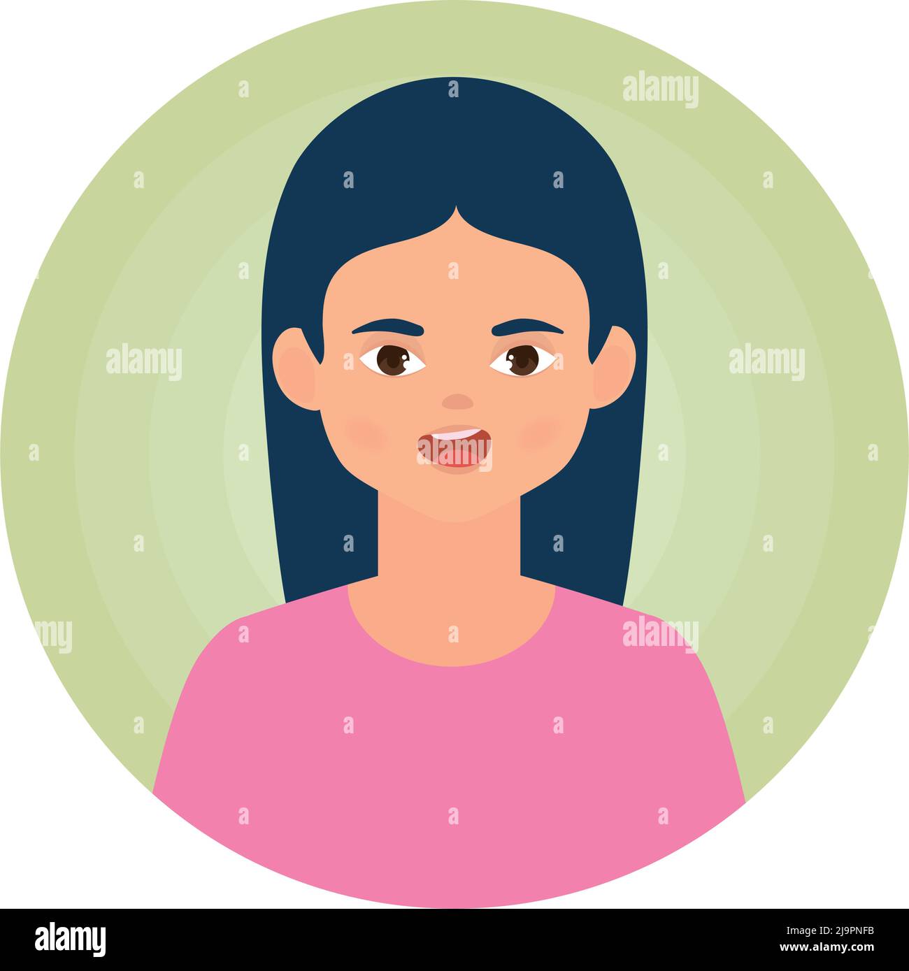 avatar female character Stock Vector Image & Art - Alamy