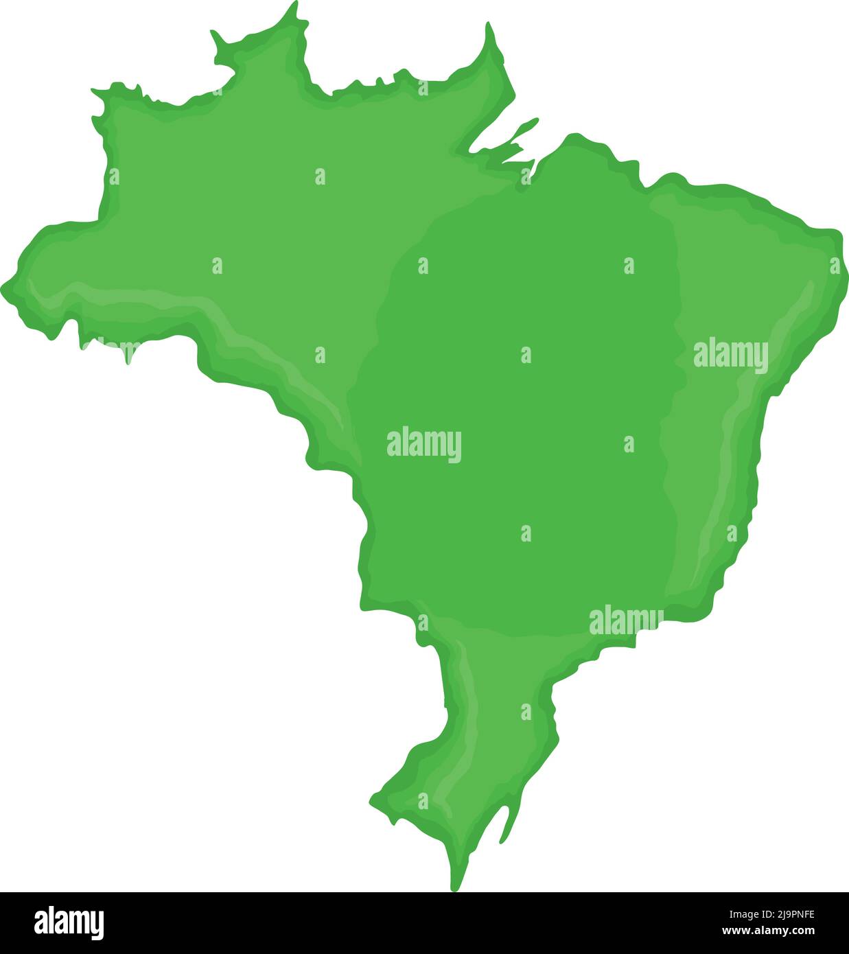 green brazil map Stock Vector Image & Art - Alamy