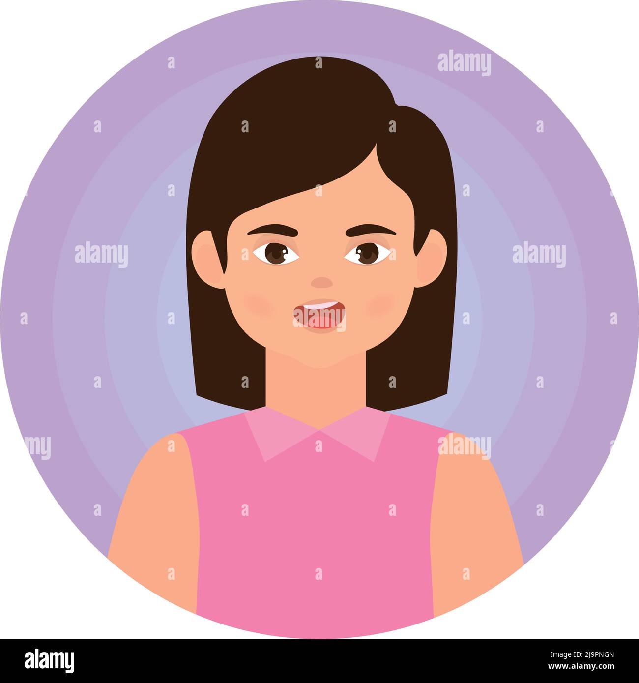 avatar girl cartoon Stock Vector Image & Art - Alamy