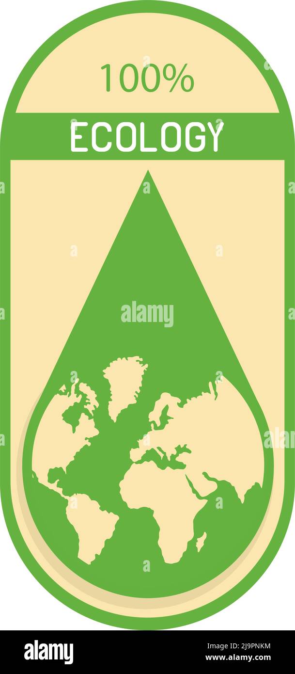 world ecology label Stock Vector Image & Art - Alamy