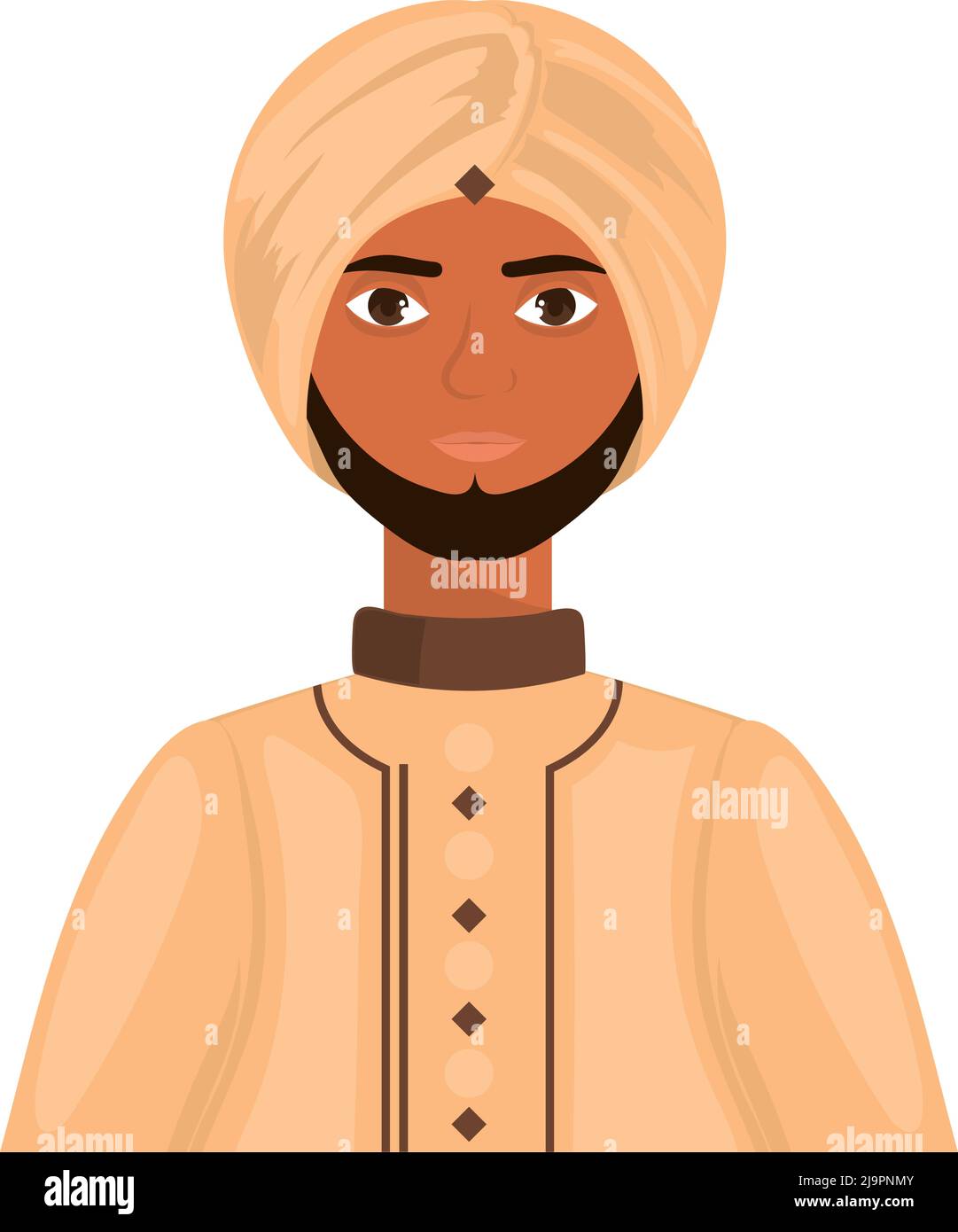 Indian man handsome happy Stock Vector Images - Alamy