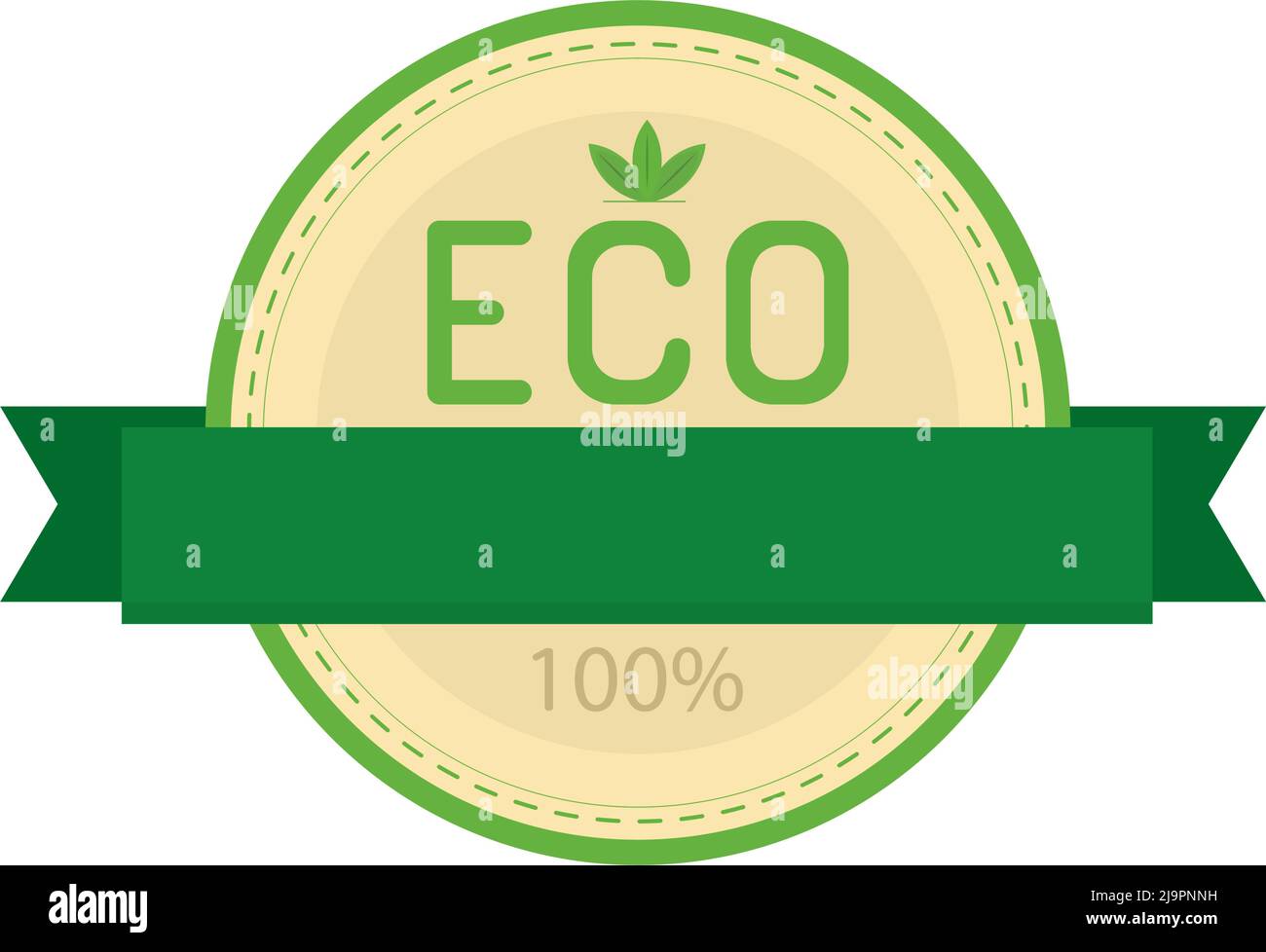 ecology label with ribbon Stock Vector Image & Art - Alamy