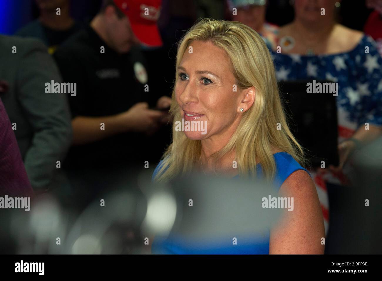 Rome, Georgia, USA. 24th May, 2022. Rep. Marjorie Taylor Greene ...