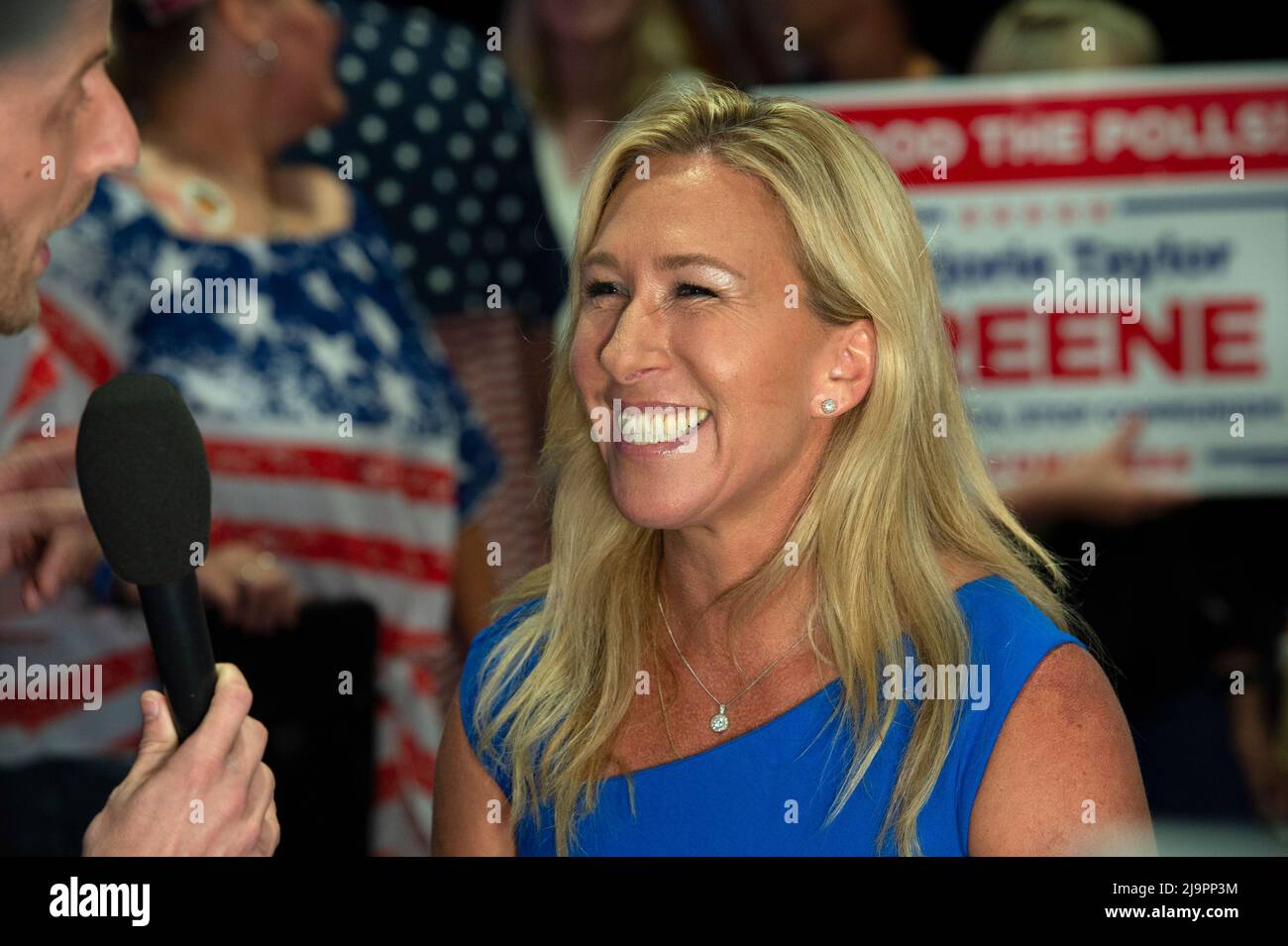 Rome, Georgia, USA. 24th May, 2022. Rep. Marjorie Taylor Greene ...