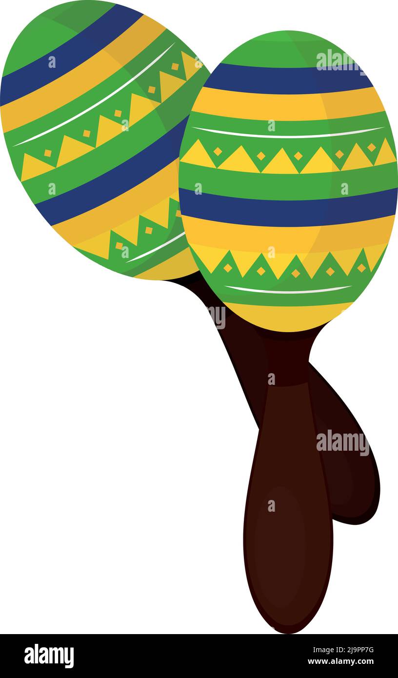 maracas musical instrument Stock Vector Image & Art - Alamy