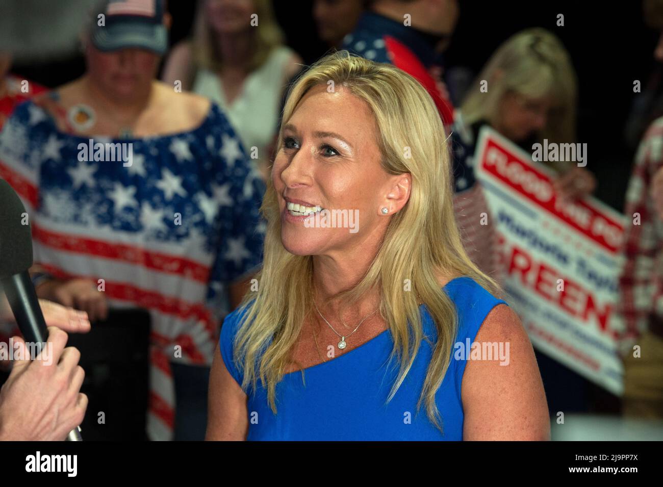 Rome, Georgia, USA. 24th May, 2022. Rep. Marjorie Taylor Greene ...