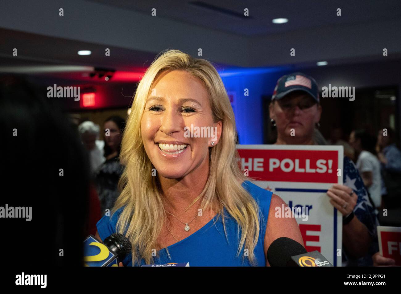 Rome, Georgia, USA. 24th May, 2022. Rep. Marjorie Taylor Greene ...