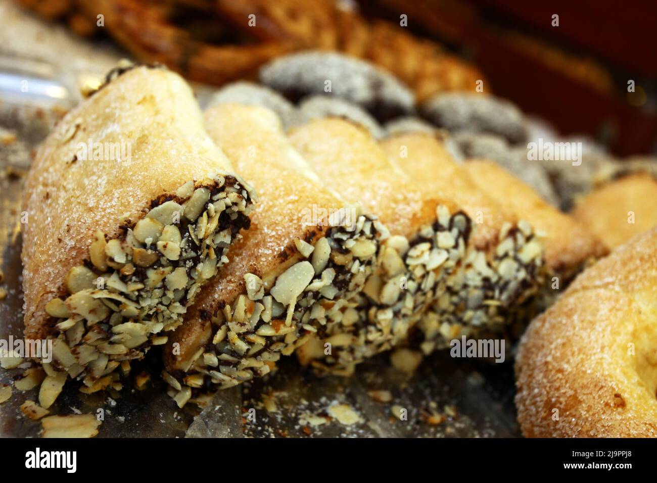 Cookies (Turkish name is Kurabiye) at the bakery shop in Istanbul ...