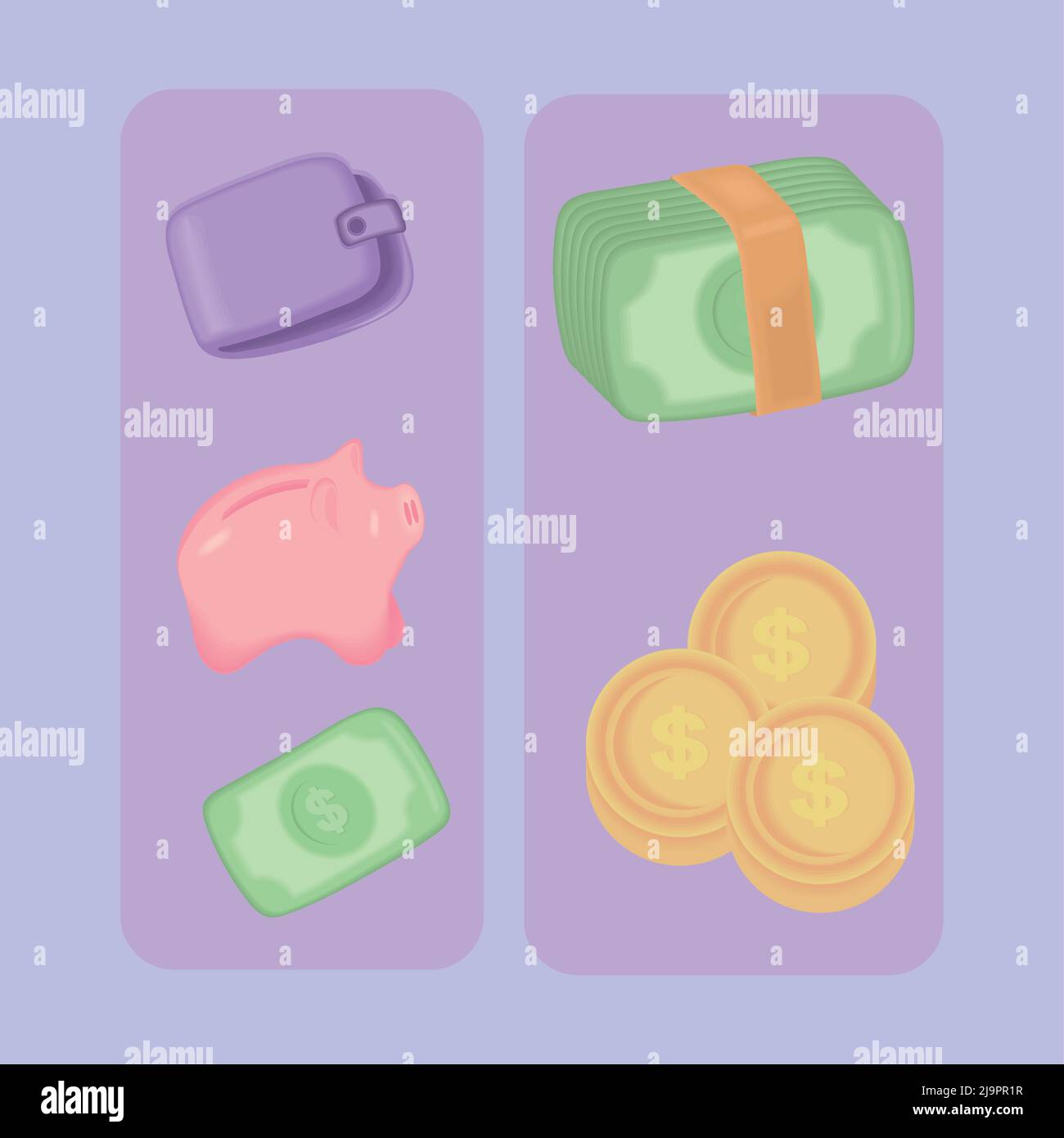 icons set money Stock Vector Image & Art - Alamy