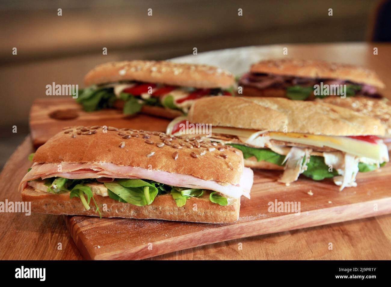 Sandwiches on platter hi-res stock photography and images - Alamy
