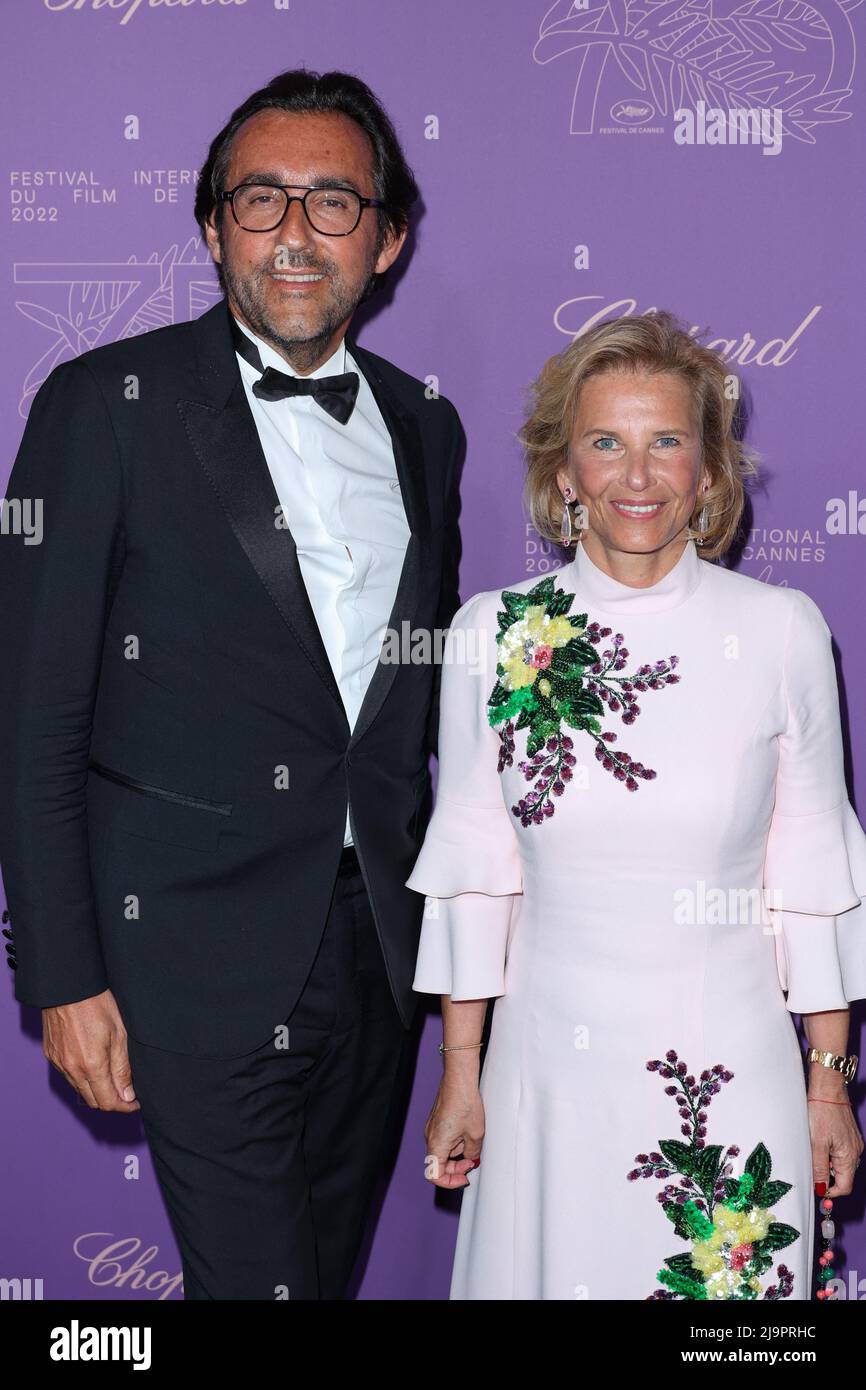 Iris Knobloch attends the "Cannes 75" Anniversary Dinner during the ...
