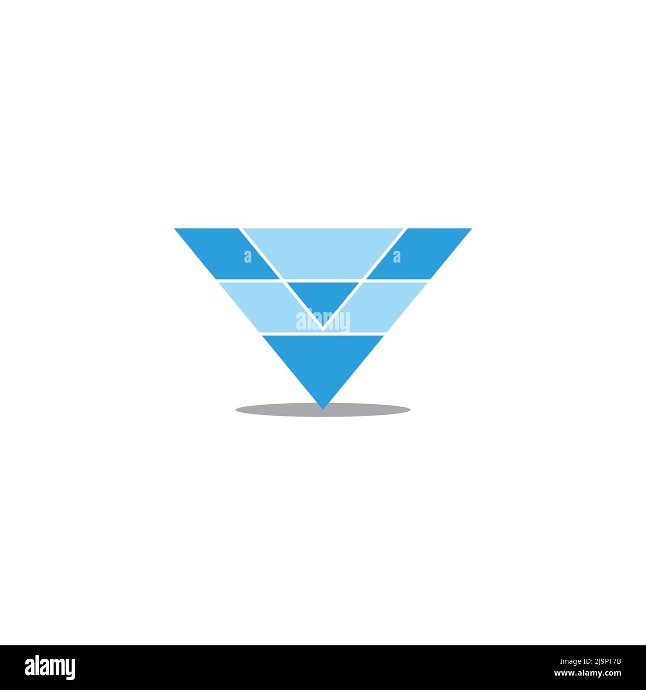 letter v blue mosaic geometric logo vector Stock Vector Image & Art - Alamy