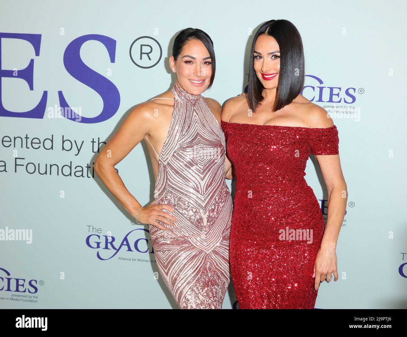Beverly Hills, USA. 24th May, 2022. Nikki Bella, Brie Bella arrives at ...