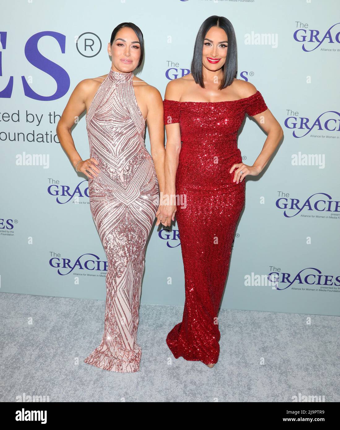 Beverly Hills, USA. 24th May, 2022. Nikki Bella, Brie Bella arrives at ...