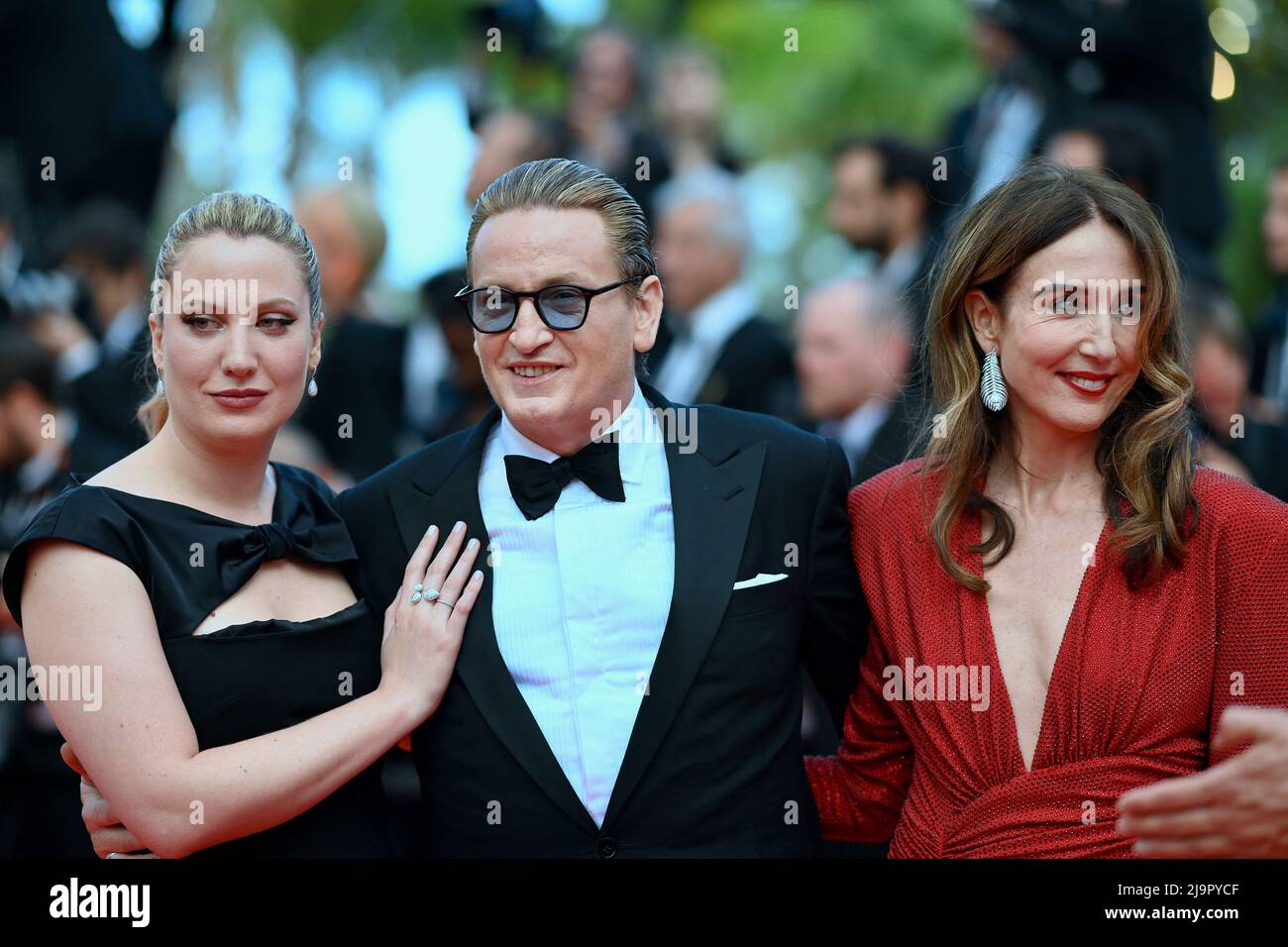 Benoit Magimel and Margot Pelletier attending the 75th Anniversary ...