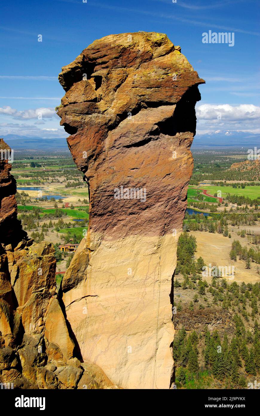 Monkey Face in Smith Rock State Park, Oregon Stock Photo - Alamy