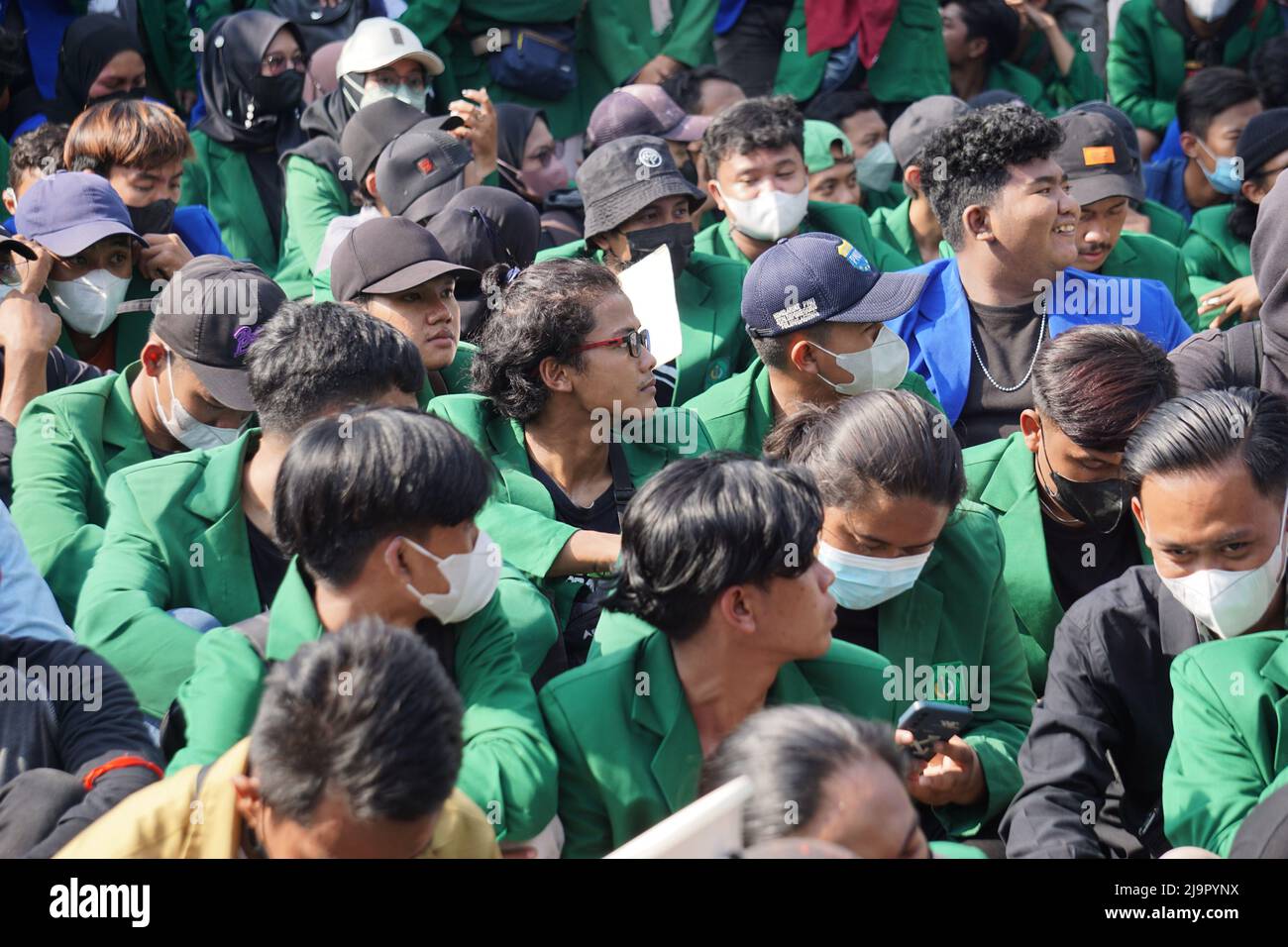 Kediri, East Java, Indonesia - April 18th, 2022 : Indonesian students ...