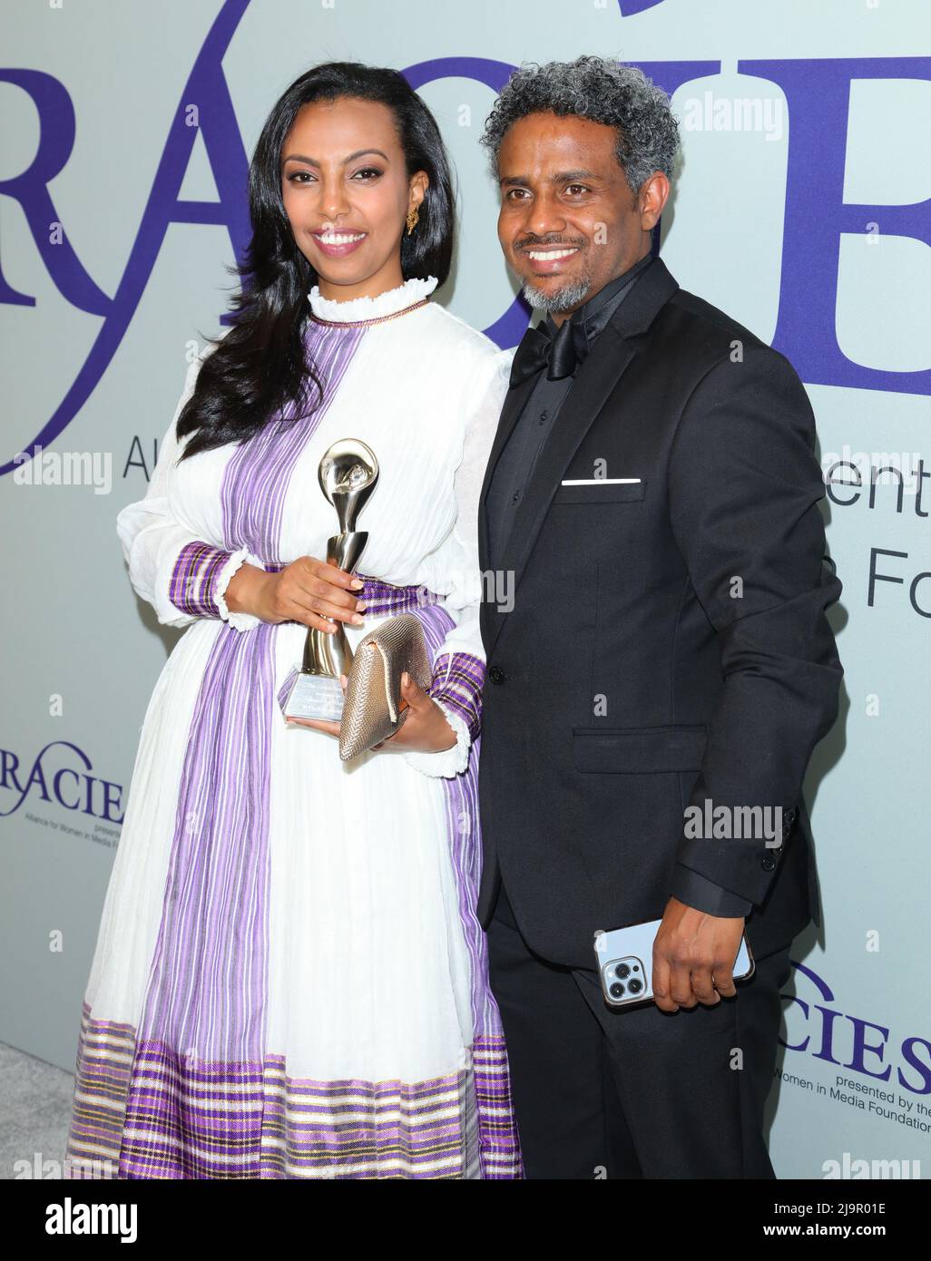 Eden Bekele arrives at The 47th Annual Gracie Awards held at The ...
