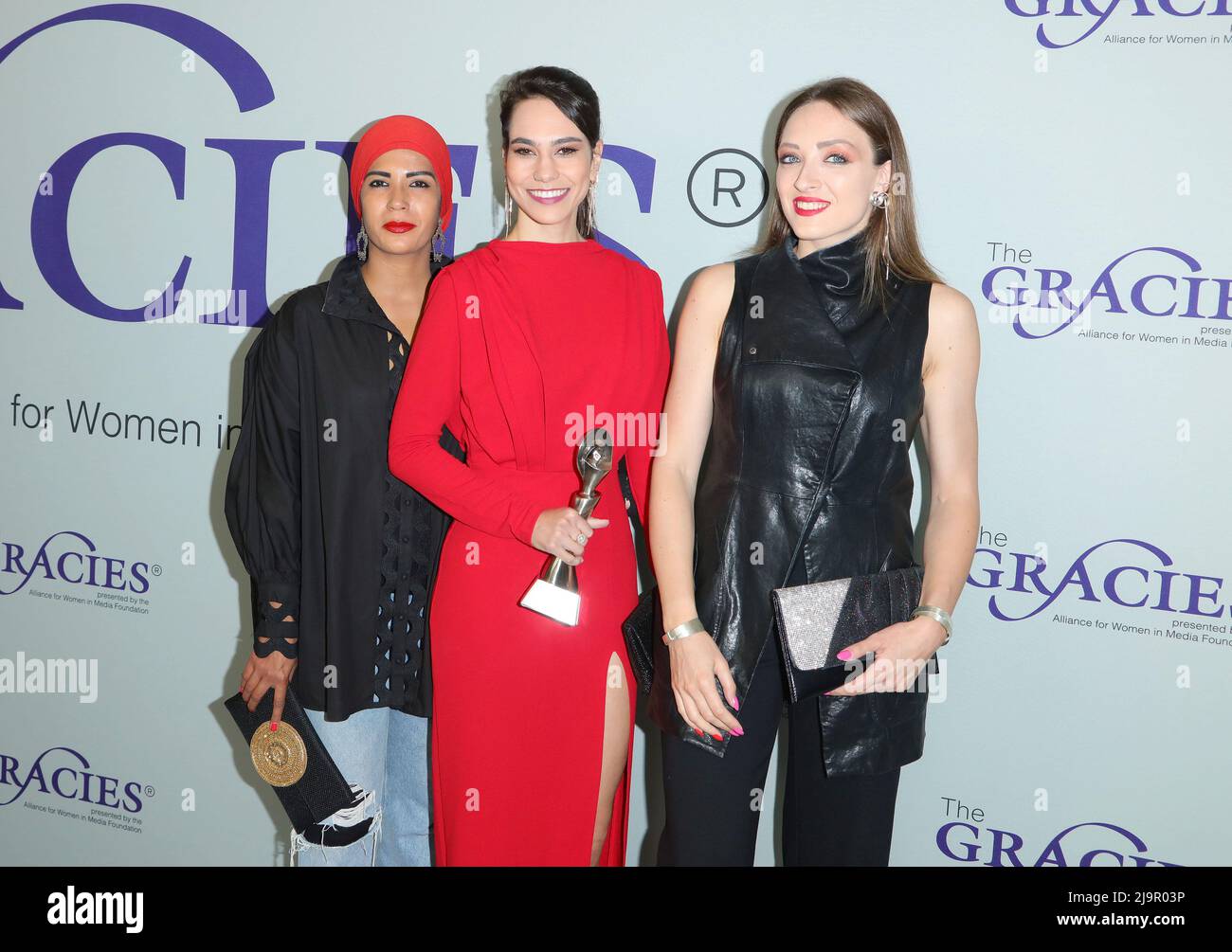 Maria Fernanda, Zahra Rasool, Viktorya Michute arrives at The 47th ...