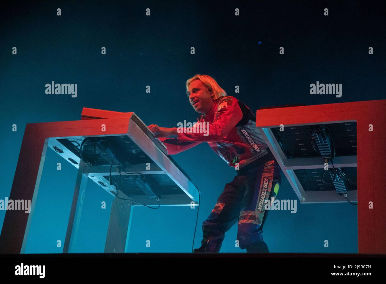 Flume (Harley Streten) performs at The Sylvee on May 23, 2022, in ...