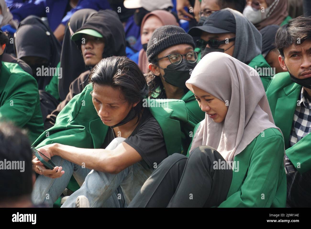 Kediri, East Java, Indonesia - April 18th, 2022 : Indonesian students ...