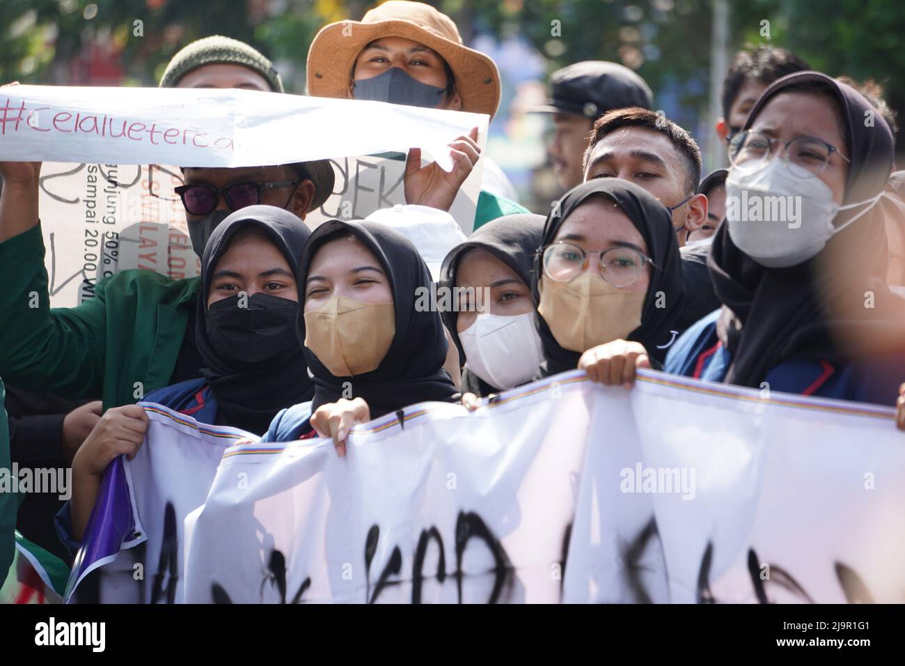 Kediri, East Java, Indonesia - April 18th, 2022 : Indonesian students ...