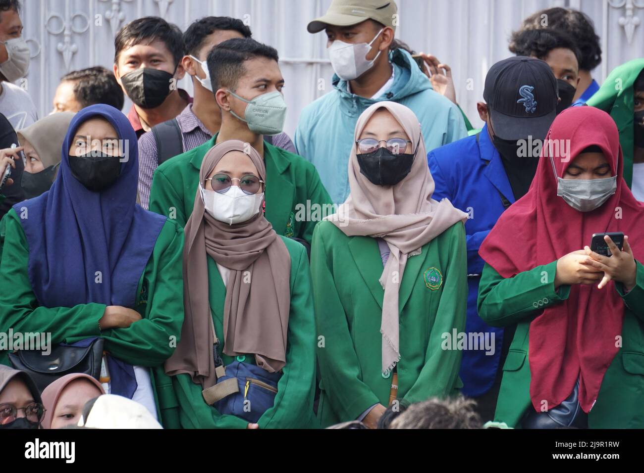 Kediri, East Java, Indonesia - April 18th, 2022 : Indonesian students ...