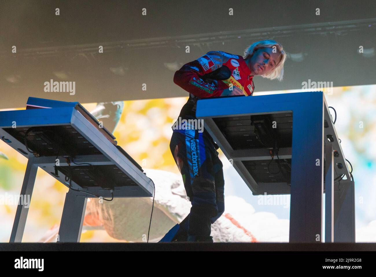 Madison, USA. 23rd May, 2022. Flume (Harley Streten) performs at The ...