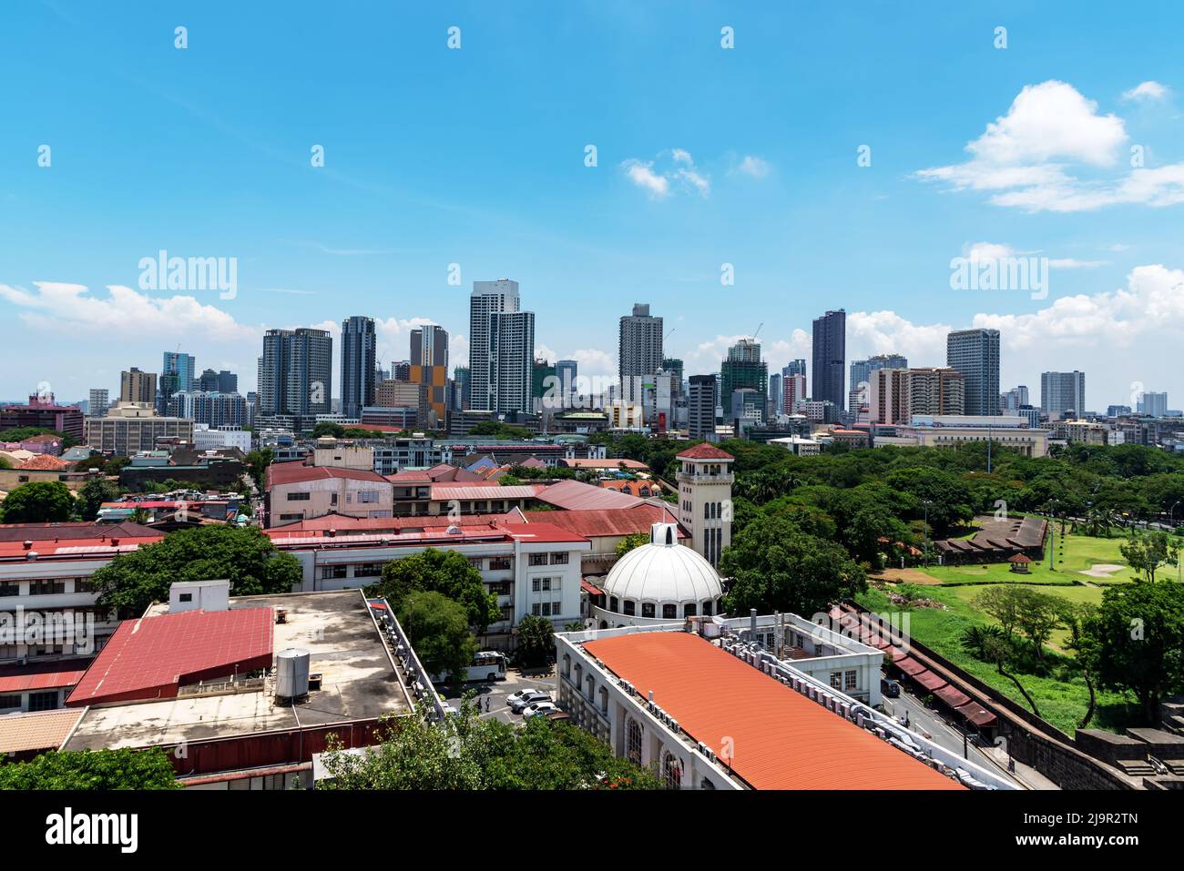 Intramuros manila aerial hi-res stock photography and images - Alamy
