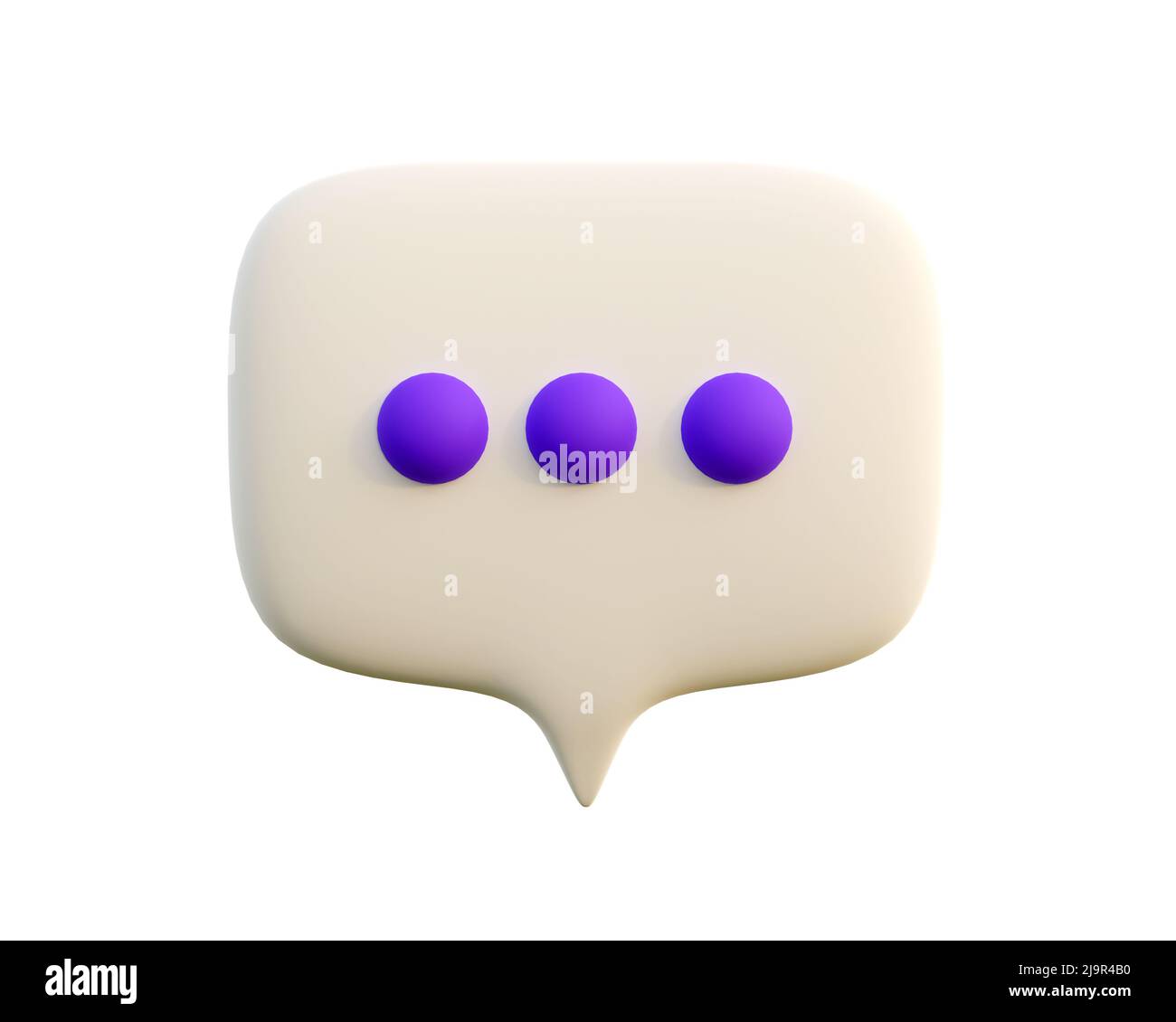 3d Message Bubble Social Media Chat Message Dialogue Icon Concept Realistic 3d High Quality 