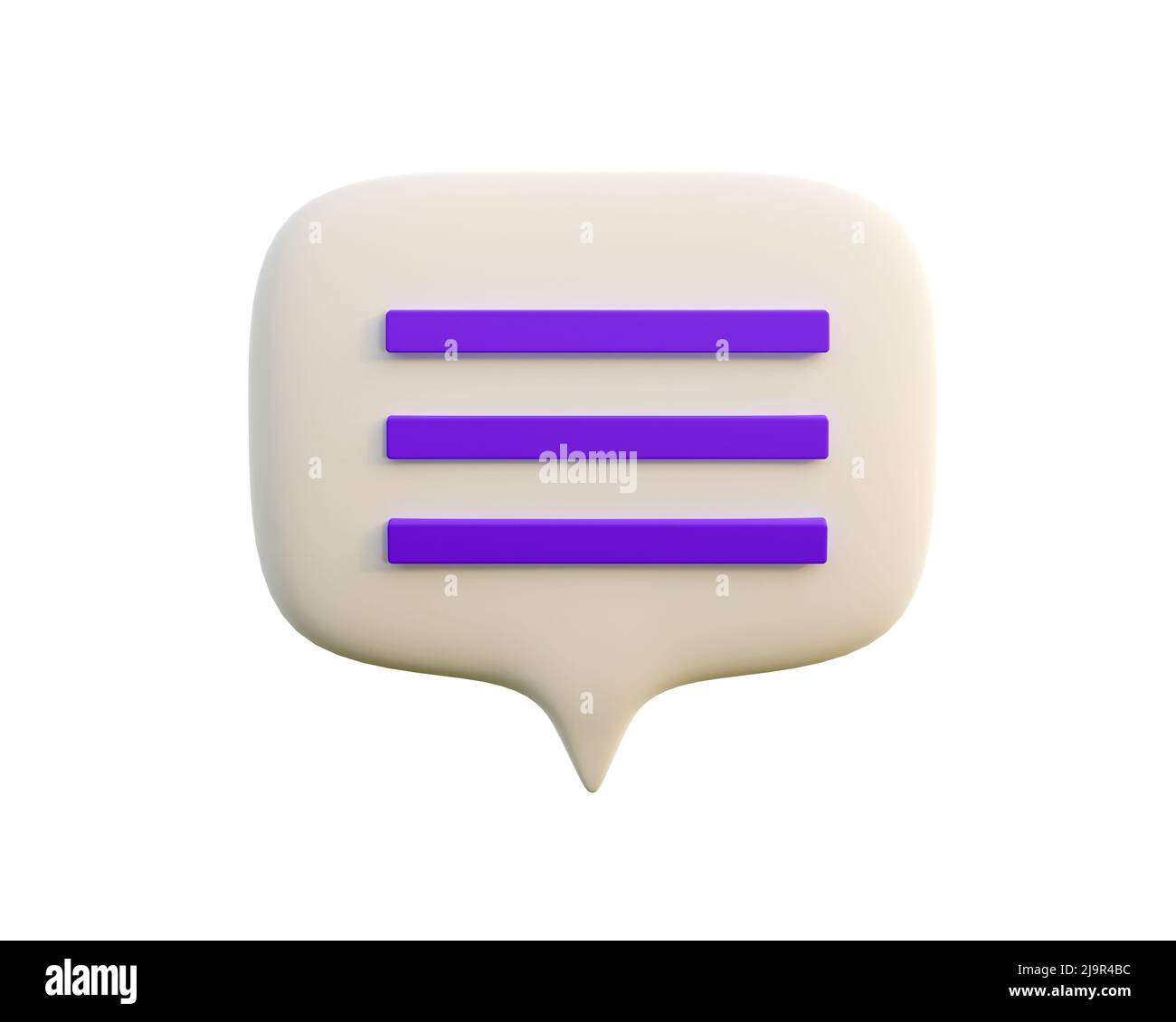3d message bubble. Social media chat, message, dialogue icon concept ...