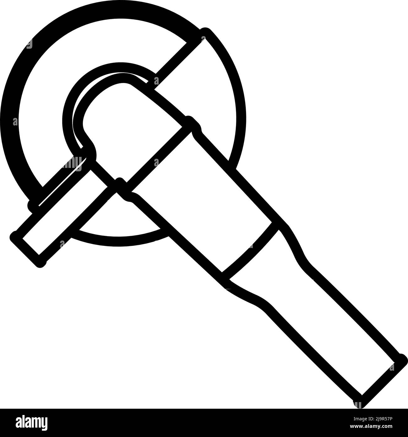 Grinder Icon. Bold outline design with editable stroke width. Vector ...
