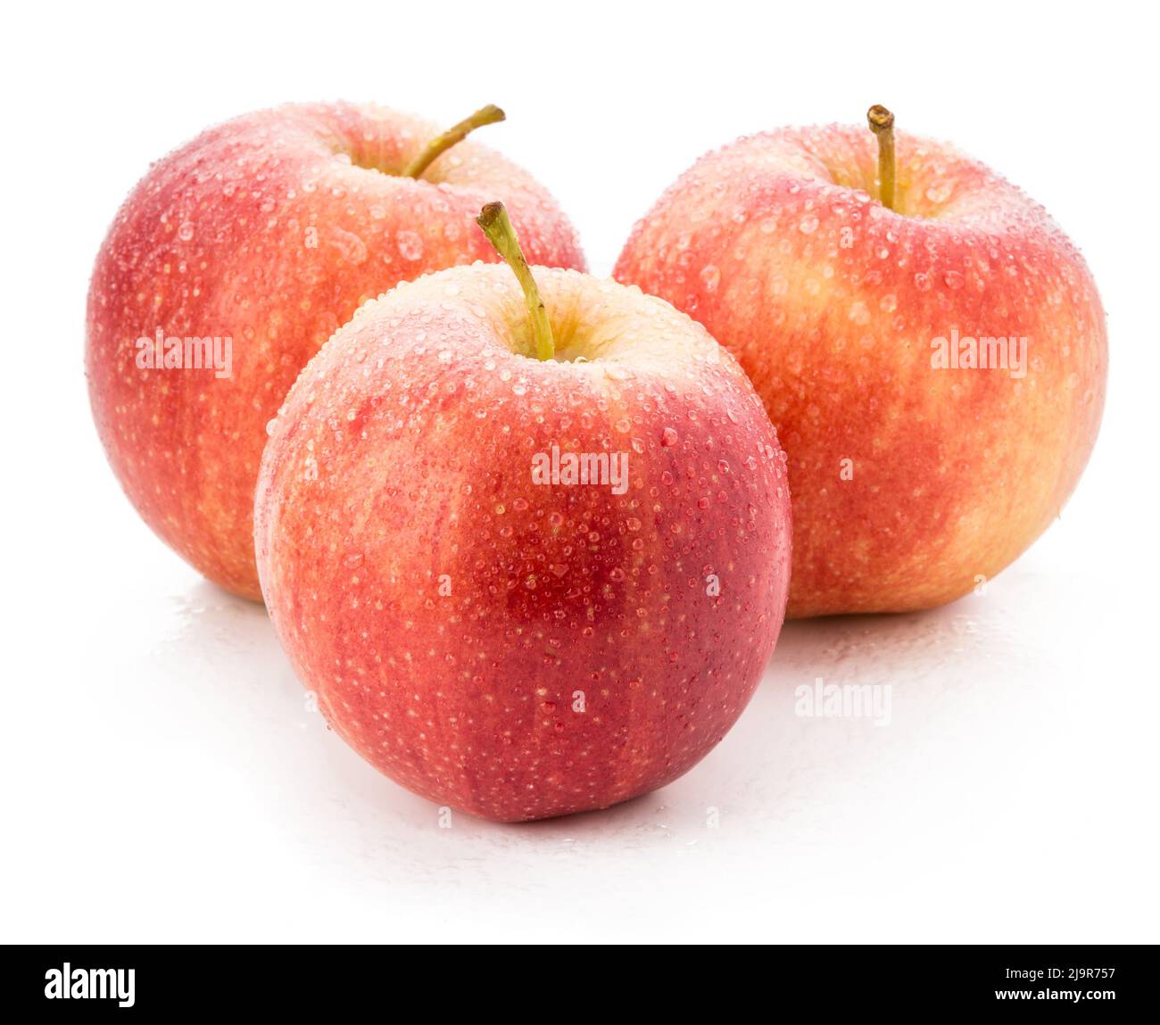 Fresh Red apples isolated on white background Stock Photo - Alamy