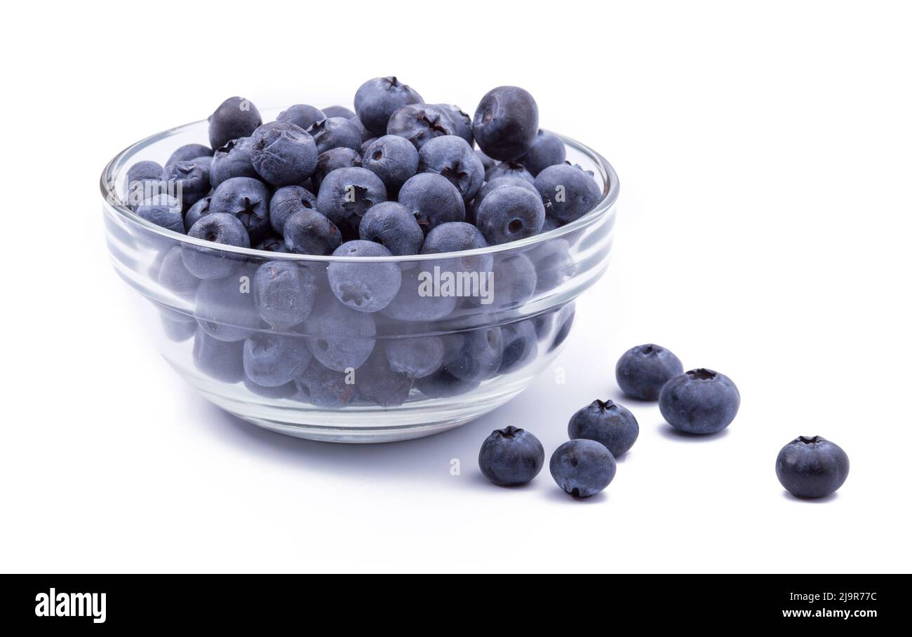 Blueberries in bowl isolated hi-res stock photography and images - Alamy