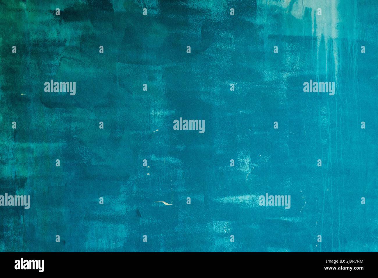 Old cement paint blue wall background Stock Photo - Alamy