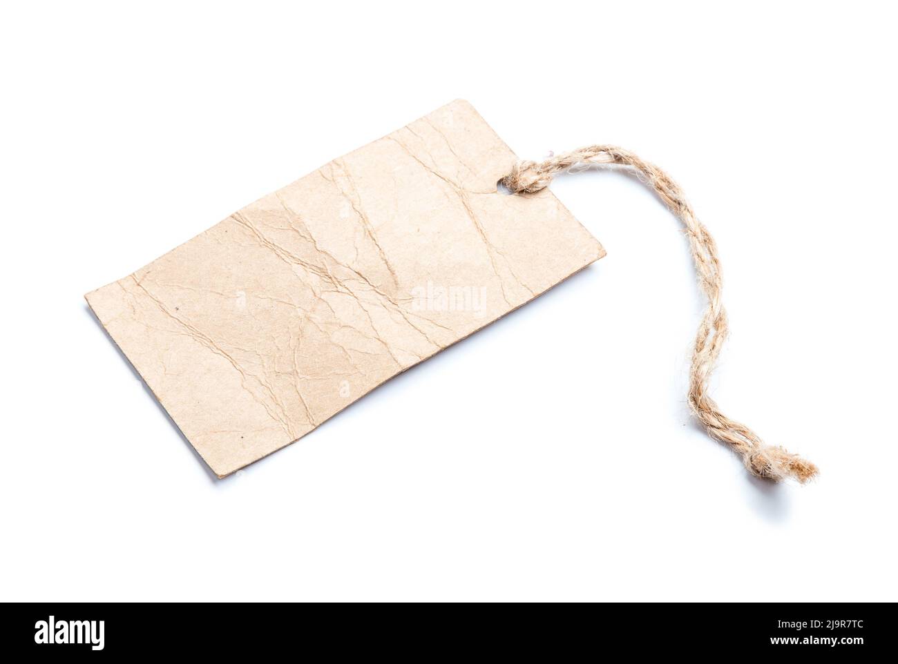 Blank label or tag isolation on white Stock Photo - Alamy