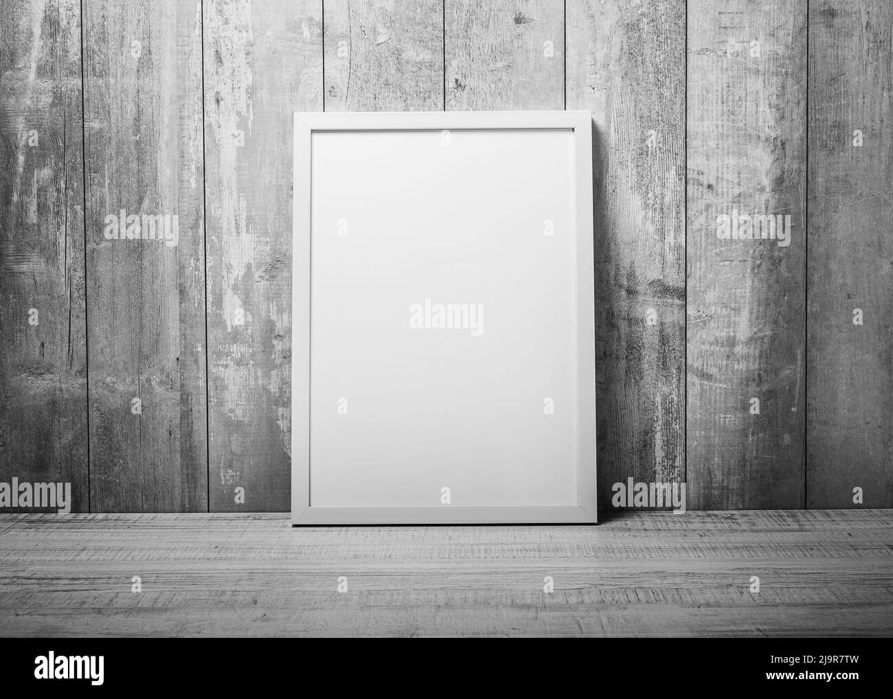empty modern style frame on composition wall as concept Stock Photo - Alamy