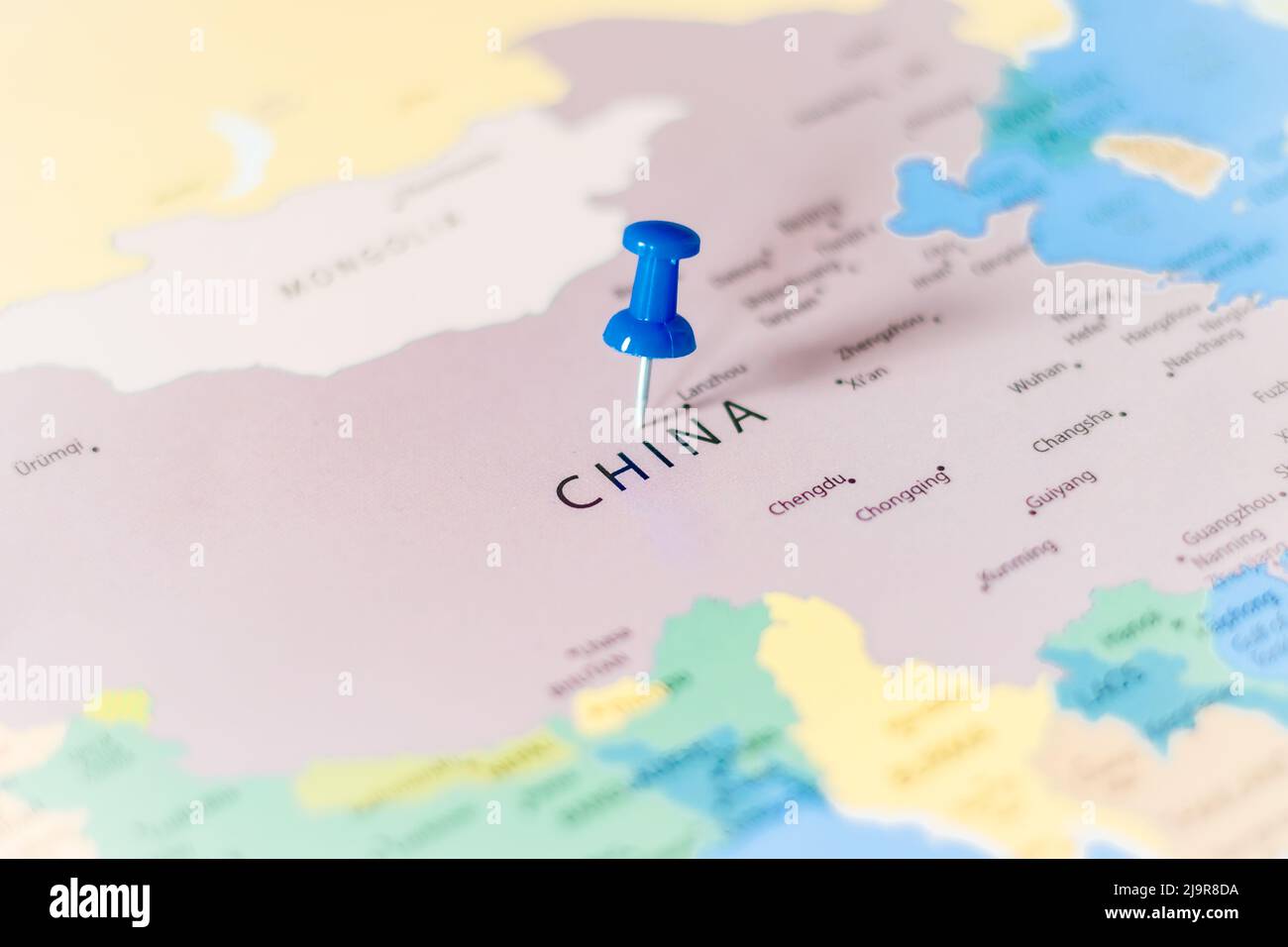 Map of china vector hi-res stock photography and images - Alamy