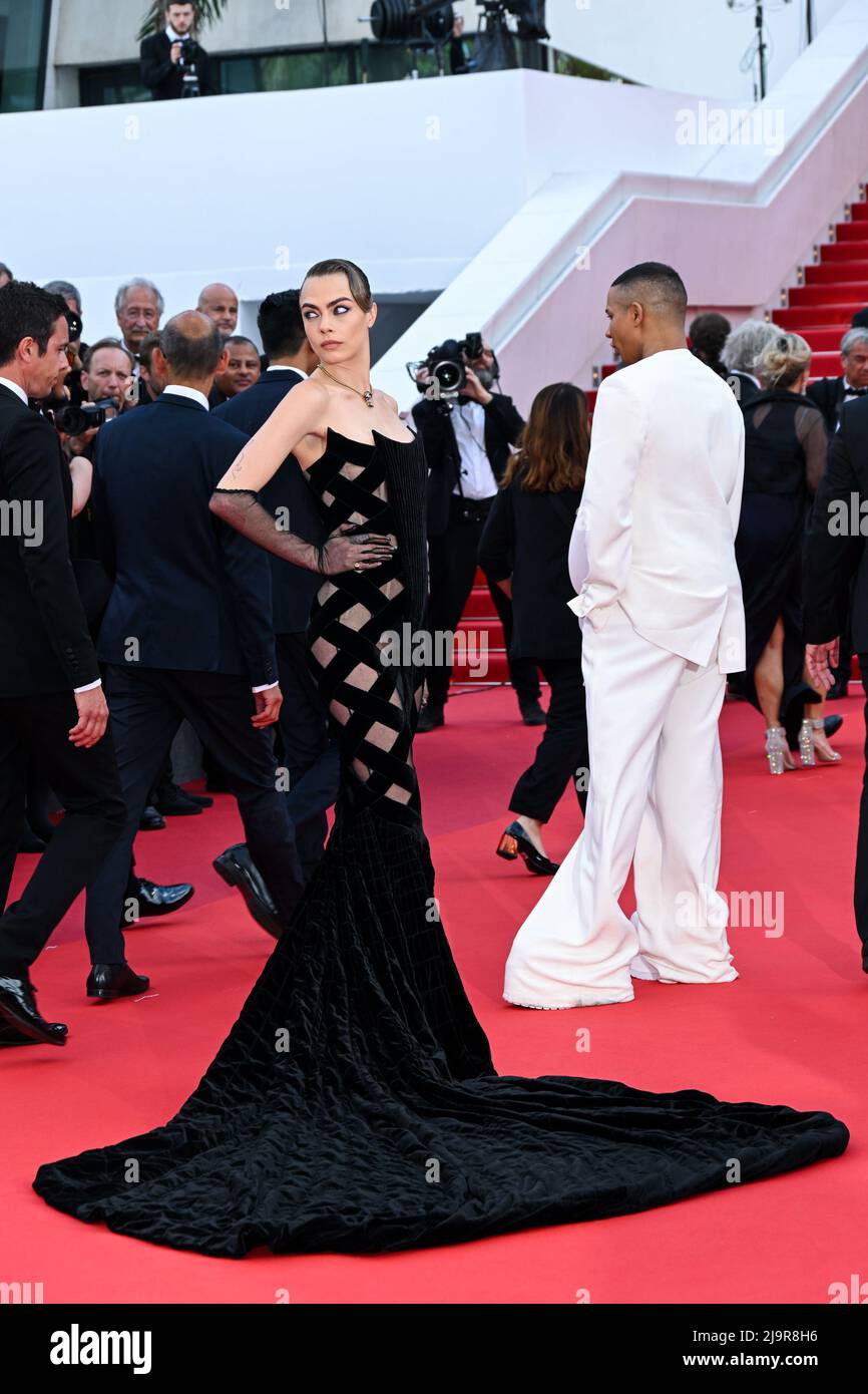 Cara Delevingne , Olivier Rousteing 75th Cannes Film Festival Red ...