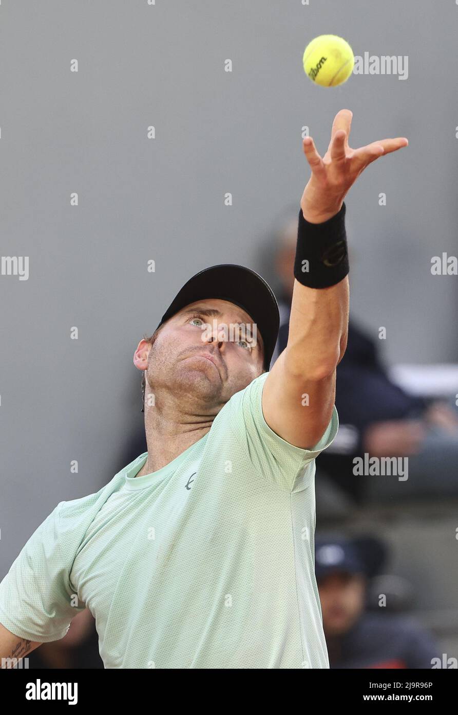 Bjorn Fratangelo of USA during day 3 of the French Open 2022, a tennis ...