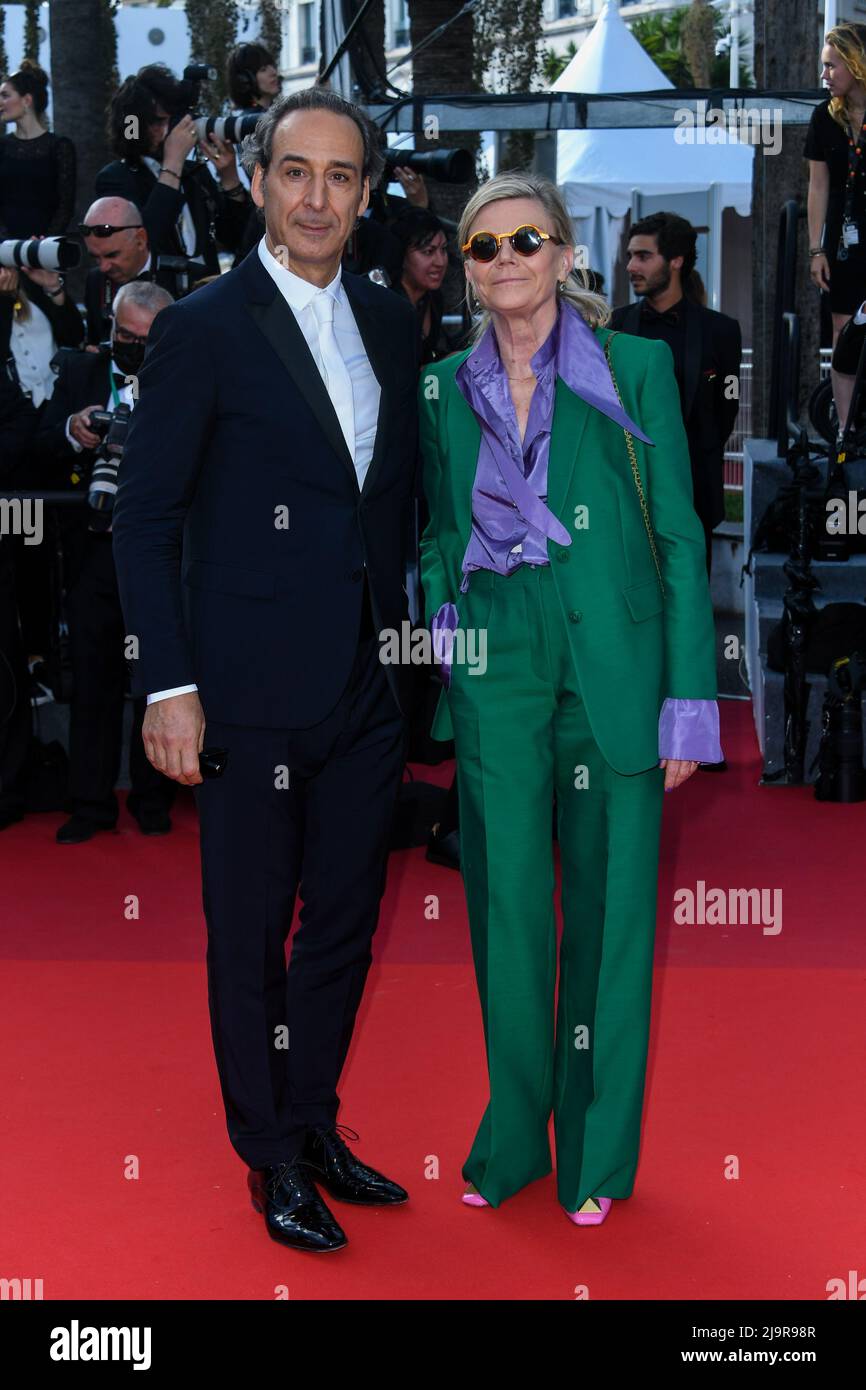 Alexander Desplat , Solrey Desplat 75th Cannes Film Festival Red Carpet ...
