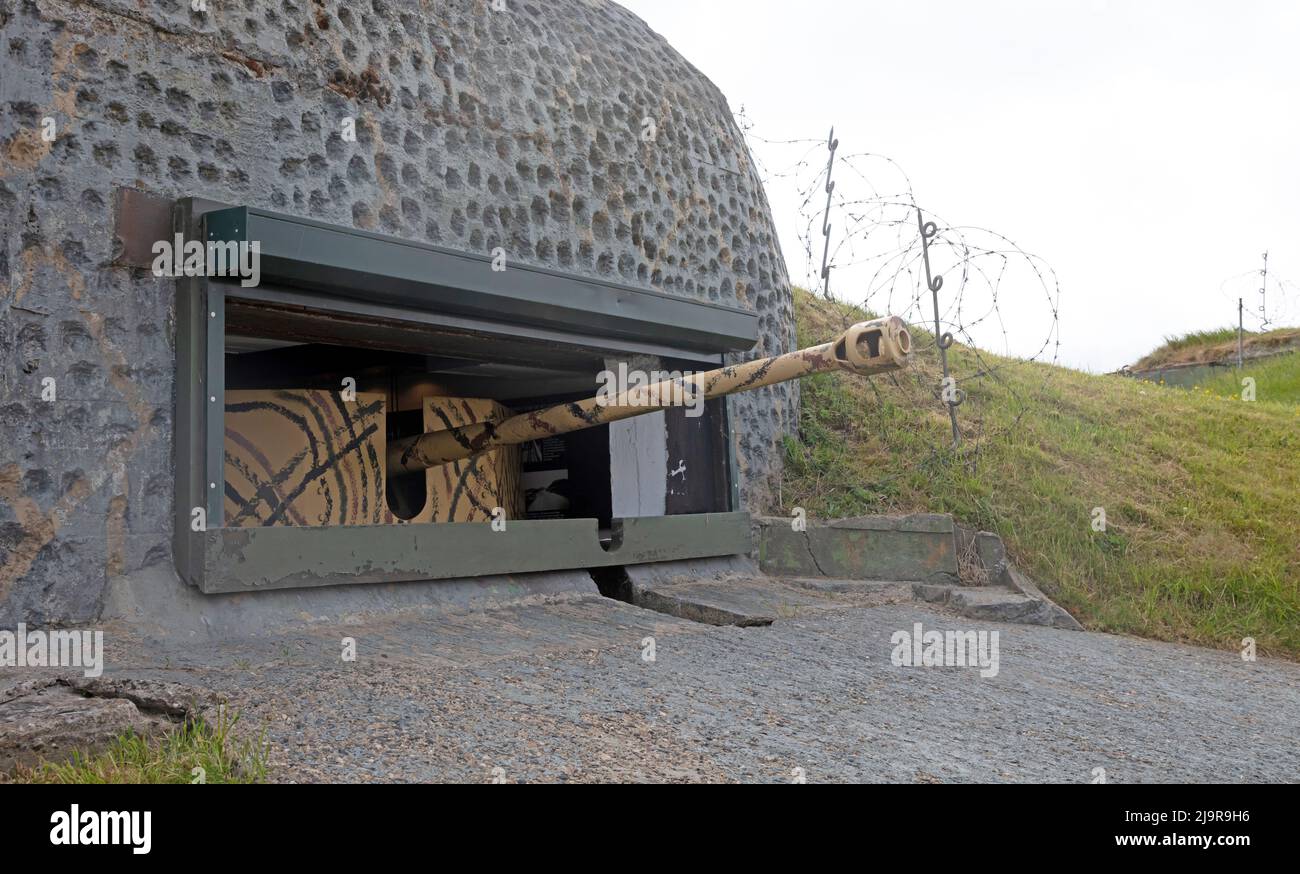 An old bunker from WW2, used by the dutch and the germans Stock Photo ...