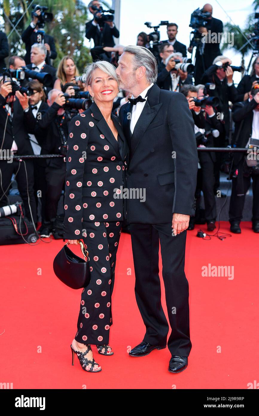Hanne Jacobsen , Mads Mikkelsen 75th Cannes Film Festival Red Carpet of ...