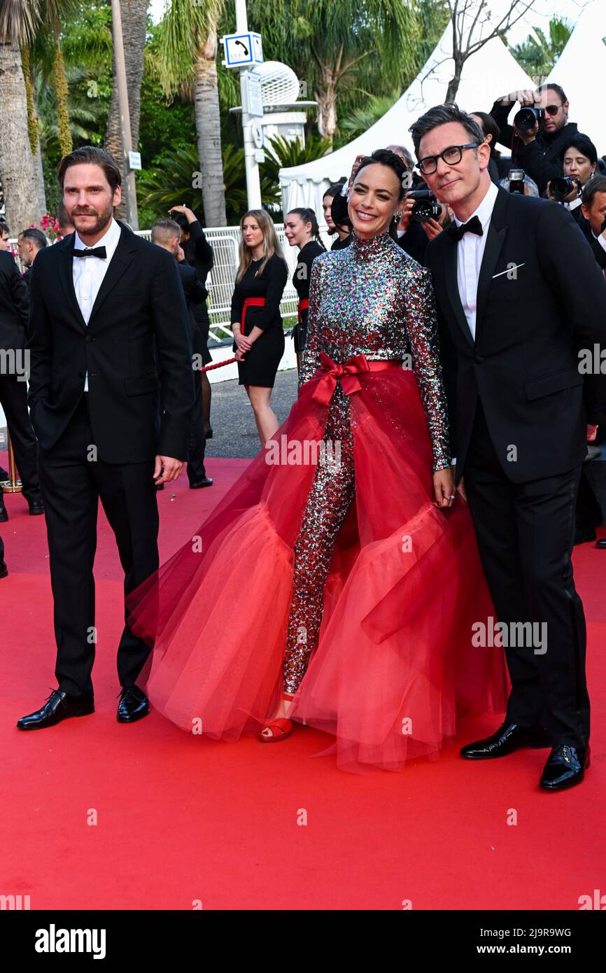 Daniel Bruhl , Berenice Bejo , Michel Hazanavicius 75th Cannes Film Festival Red Carpet of the ...