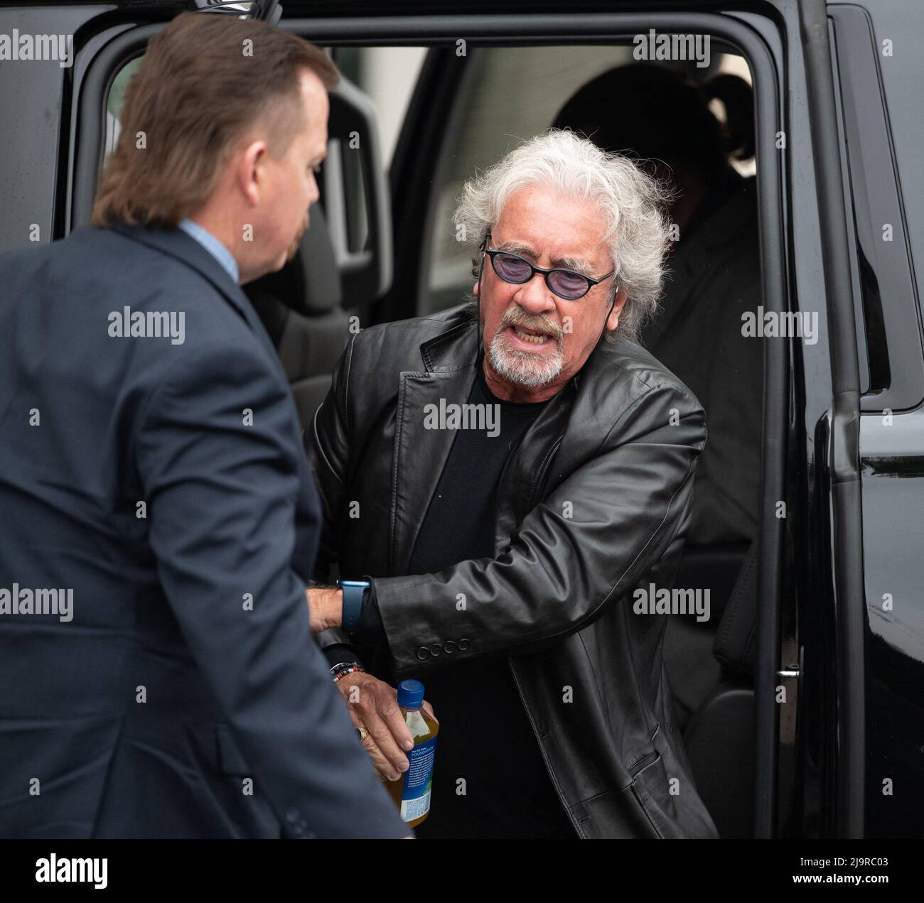 Celebrity therapist Beechy Colclough, 73, arrives, with Johnny Depp, at ...