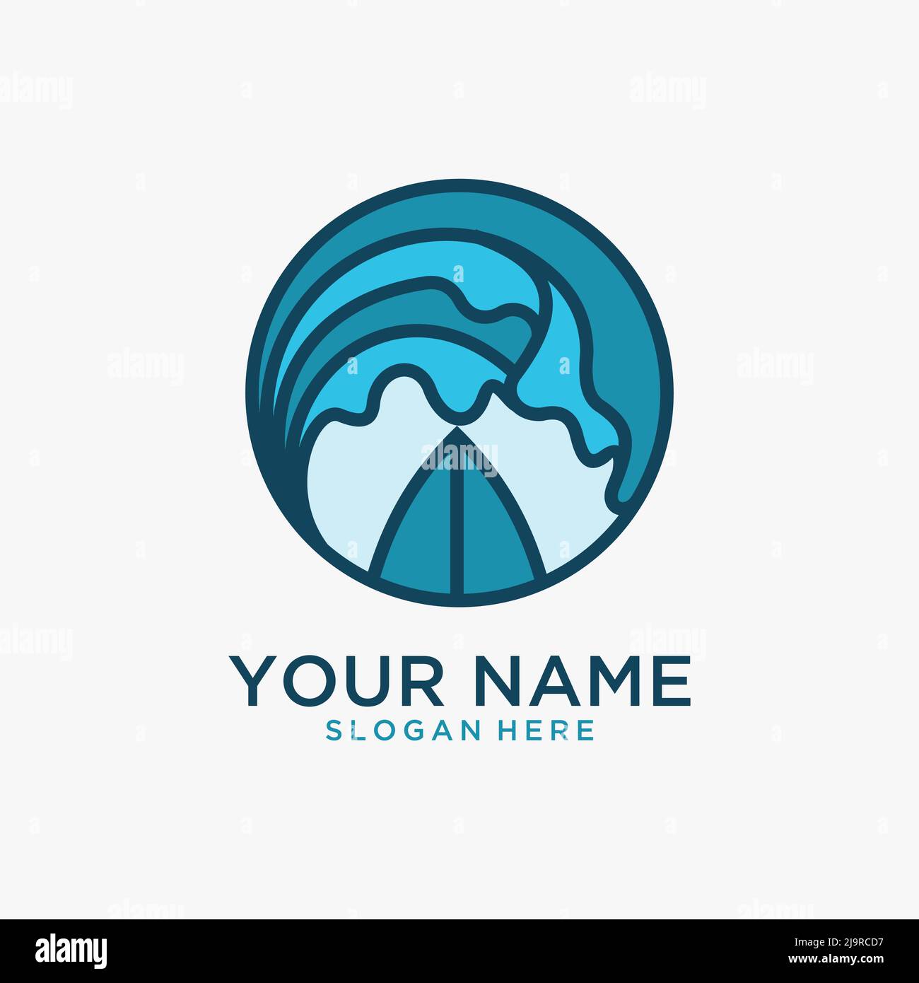 Surfing logo Stock Vector Images - Alamy