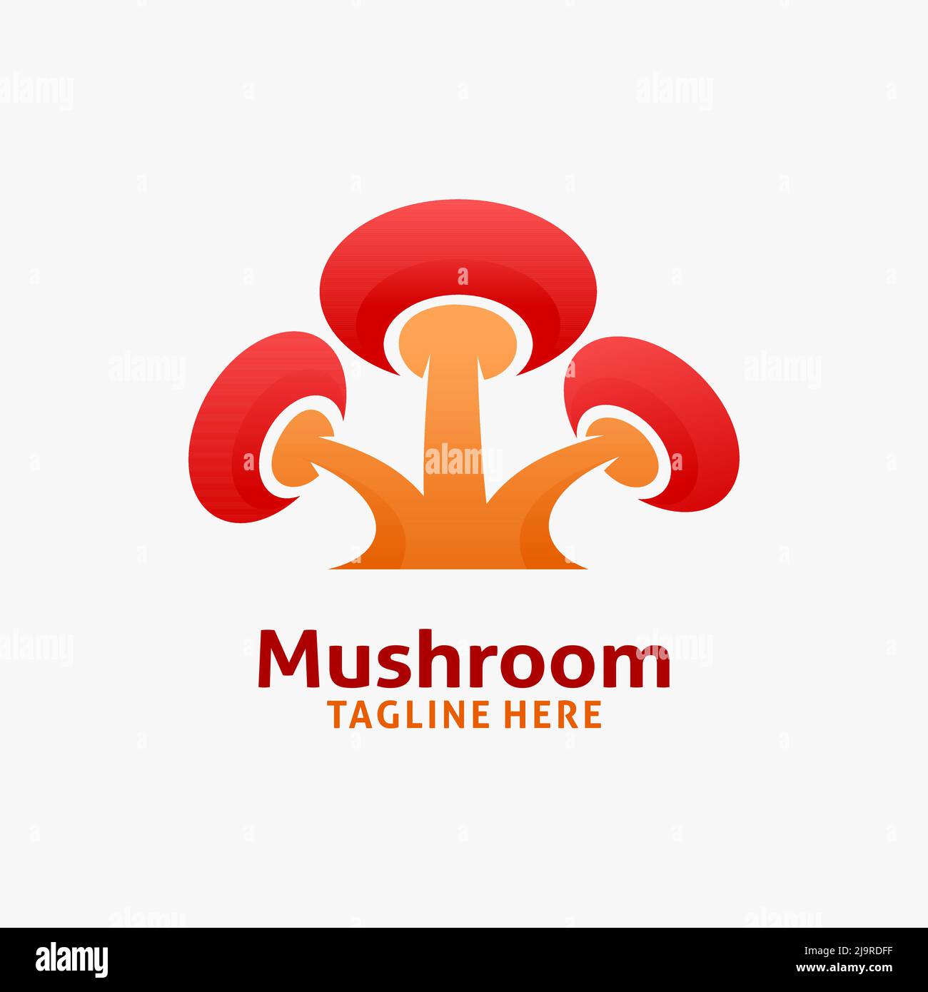 Creative mushroom logo design Stock Vector Image & Art - Alamy